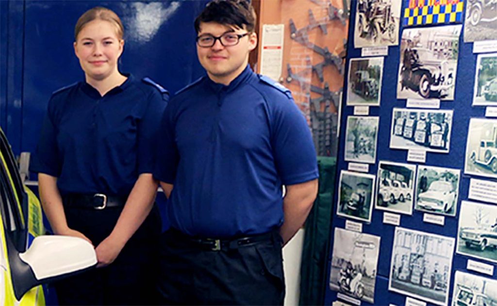 Volunteer police cadets - The Winsford Junction